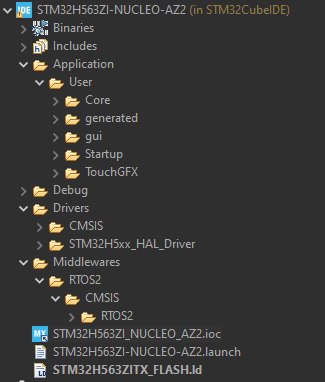 Solved: Nucleo-H563ZI Project from Touch GFX will not show... - STMicroelectronics Community