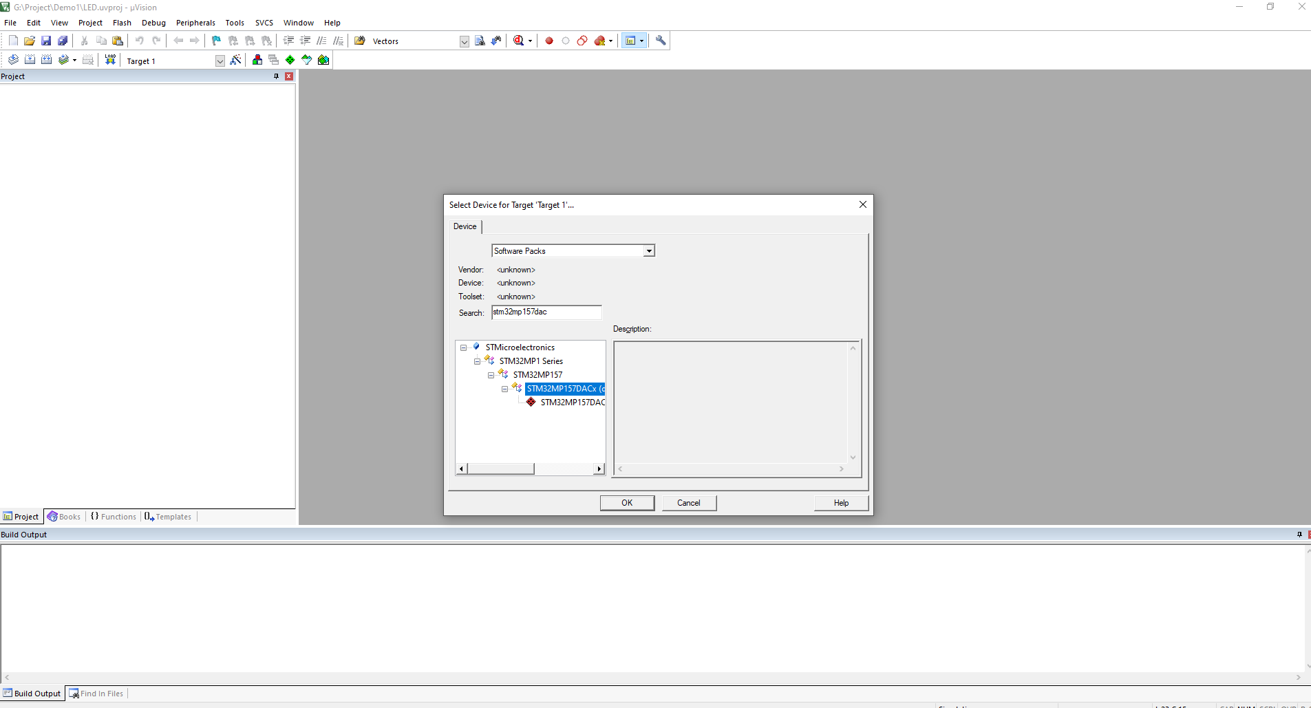 Keil Error While Configuring Stm32mp157 With Sim