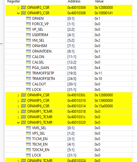 Solved: STM32G431 (STSPIN32G4), OPV High Offset Voltage - STMicroelectronics Community