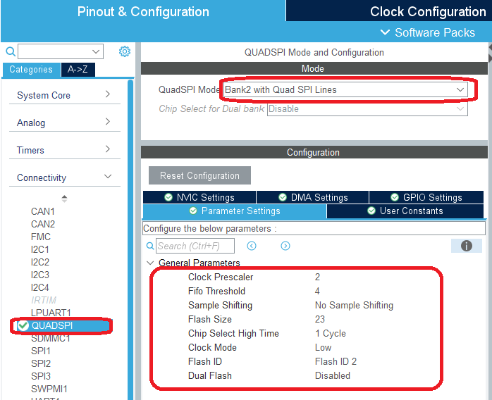 Solved: Custom Loaders for the STM32L496 with MT25QL128 Qu... - STMicroelectronics Community