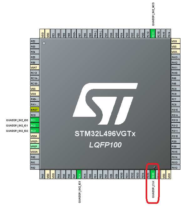 Solved: Custom Loaders for the STM32L496 with MT25QL128 Qu... - STMicroelectronics Community
