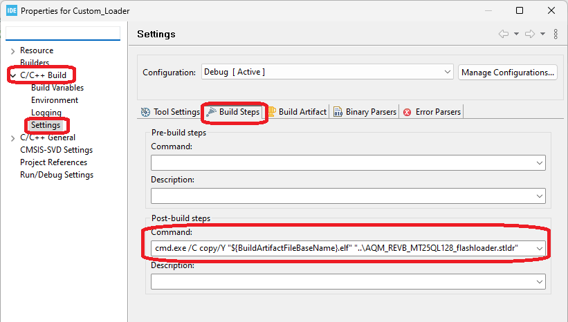 Solved: Custom Loaders for the STM32L496 with MT25QL128 Qu... - STMicroelectronics Community