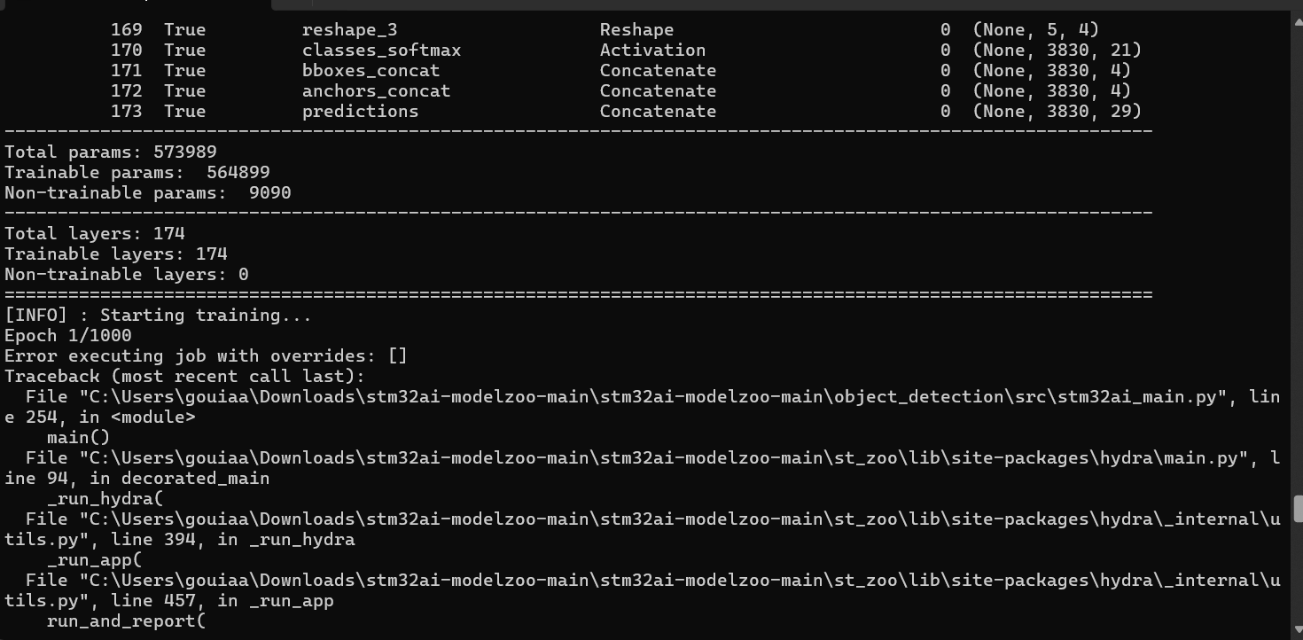 Solved Object Detection Application On The Stm32h747 Stmicroelectronics Community