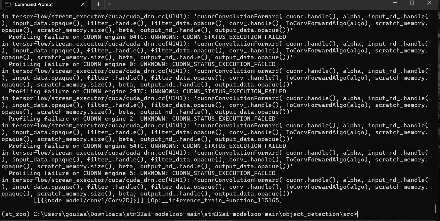 Solved Object Detection Application On The Stm32h747 Stmicroelectronics Community