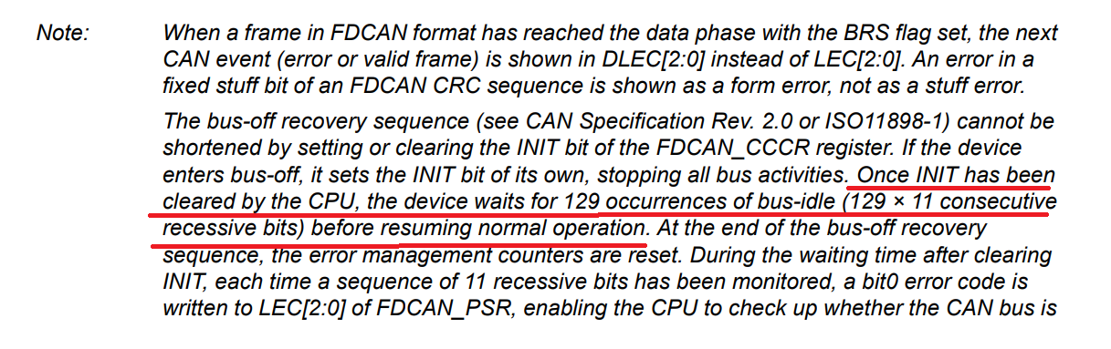 Solved: CAN Auto Bus-Off Recovery Not Happening on STM32G4... - STMicroelectronics Community