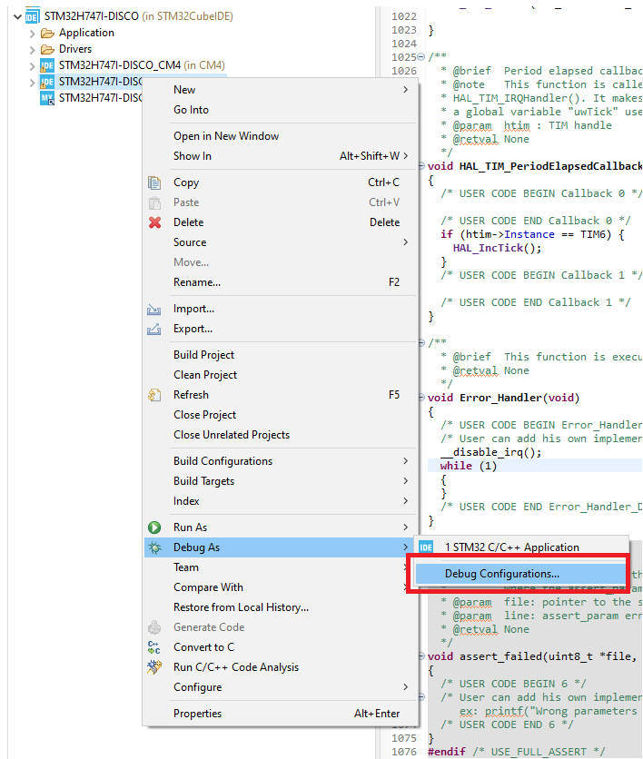 Solved: Issue with Debug Process for TouchGFX and FDCAN Co ...