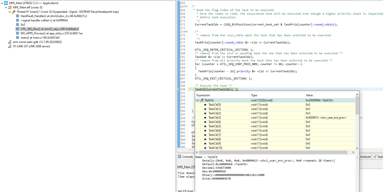 Hardfault Exception is triggered after HAL_FLASH_L... - STMicroelectronics Community