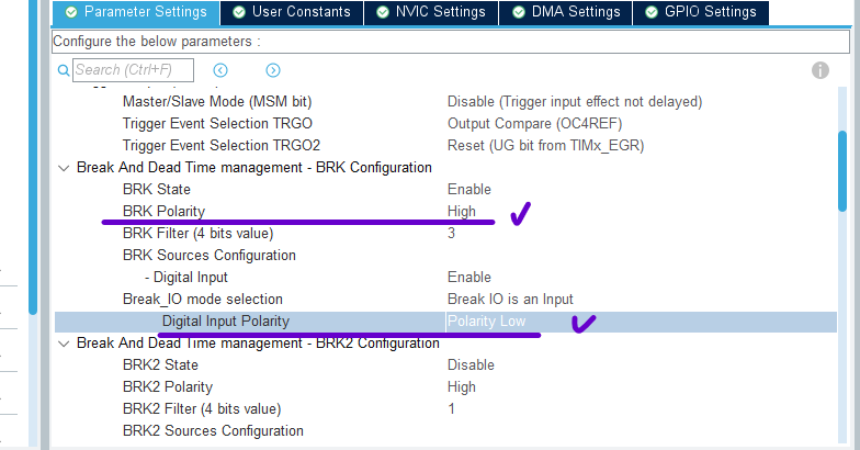 The Question Of Timer Break Configuration Stmicroelectronics Community