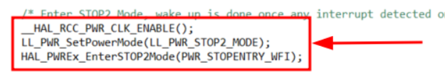 STOP2_Mode prevents me from programming the MCU us ...