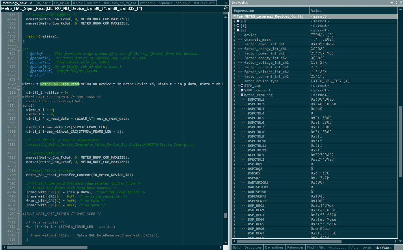 STPM34 weird values reading his registers - STMicroelectronics Community