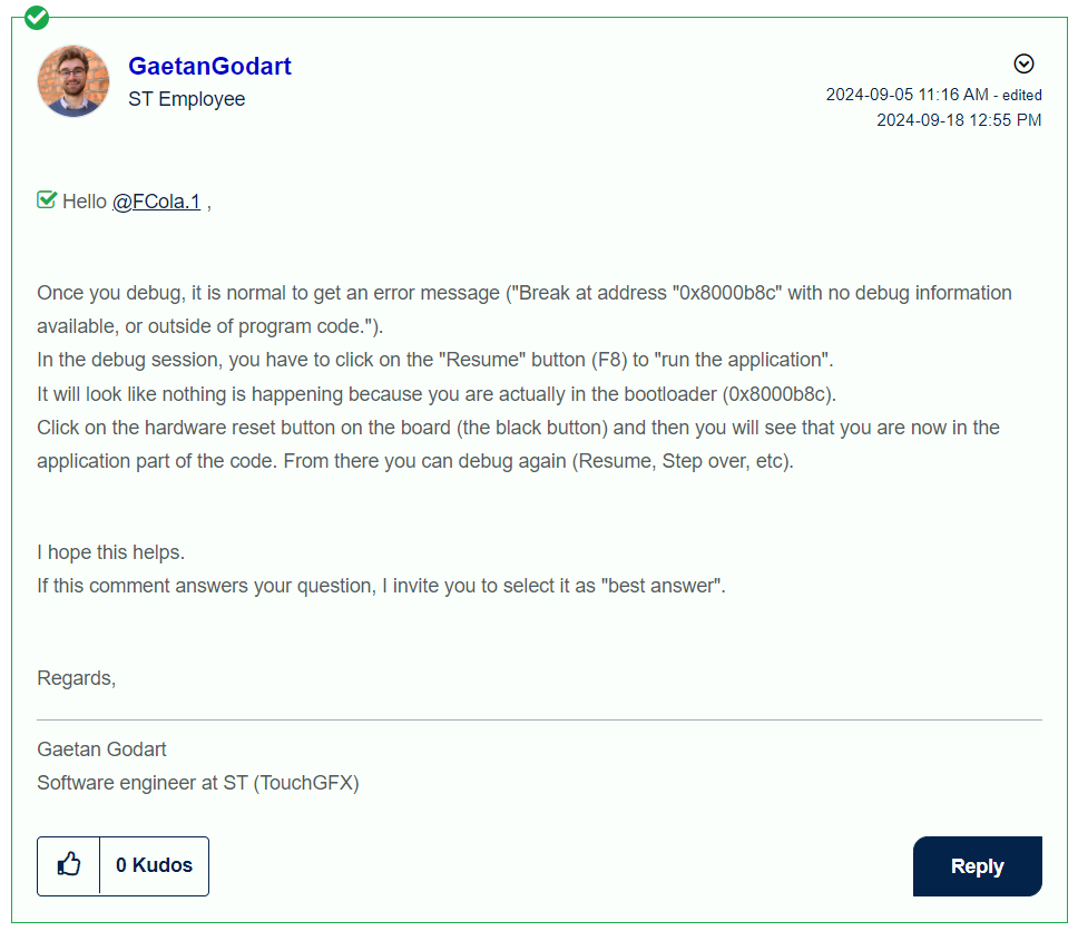 Solved: Demo project for STM32H7S78-DK downloaded from STM ...
