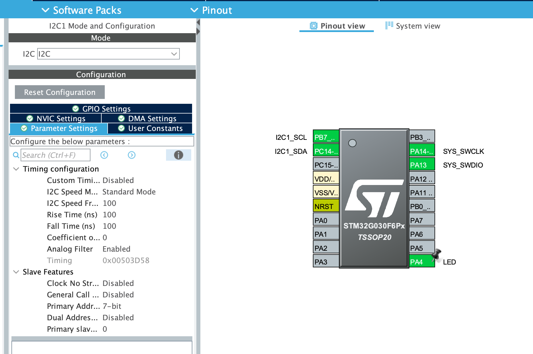 Solved: STM32G030 is support I2C master? - STMicroelectronics Community