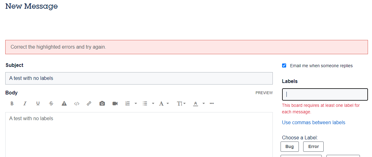 Solved: "Invalid HTML" - but accepted in editor! - STMicroelectronics Community