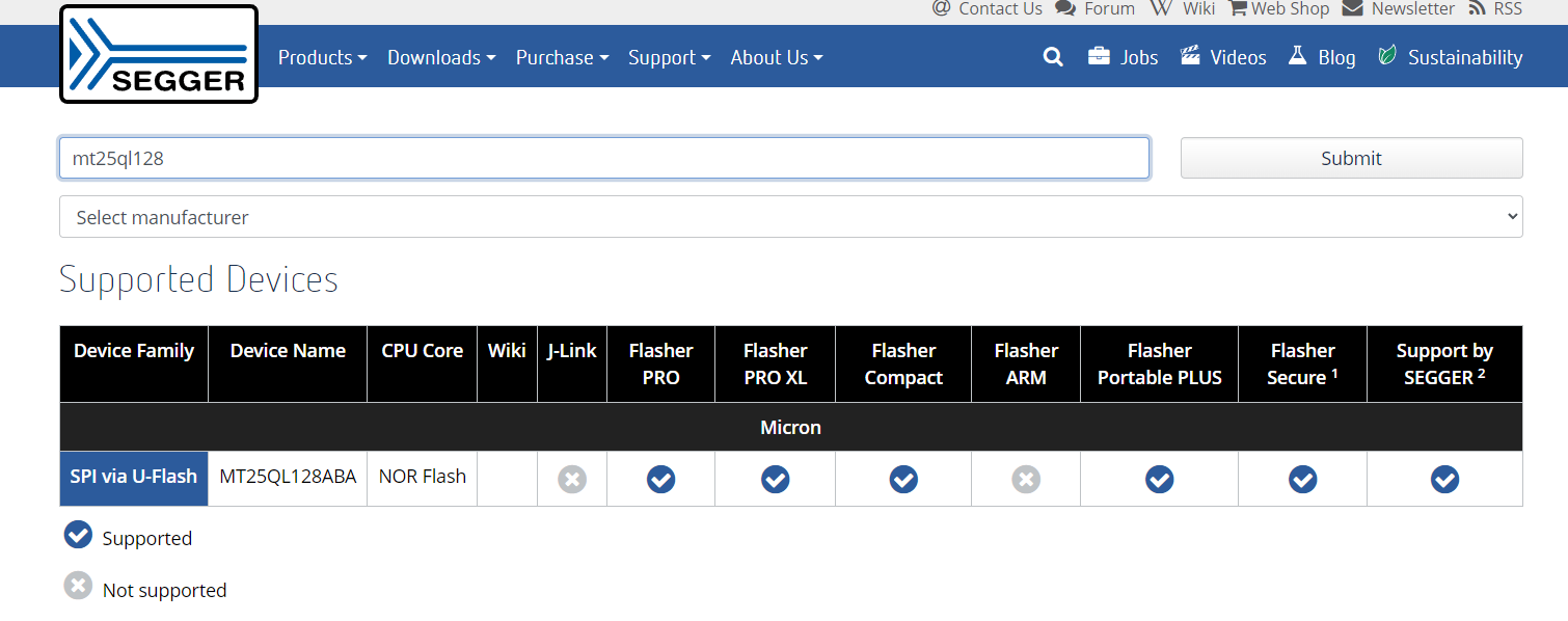External Qspi Flash Programming Using Jlink Stmicroelectronics Community