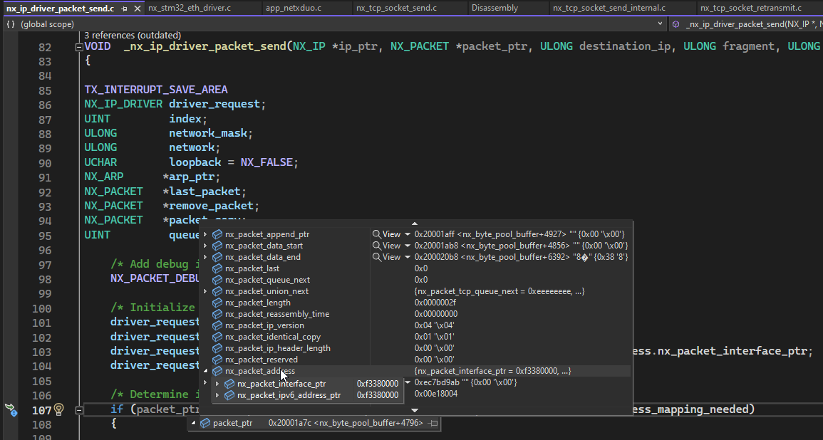 Solved Nxtcpechoclient Example Hard Fault If Cable Is Stmicroelectronics Community 