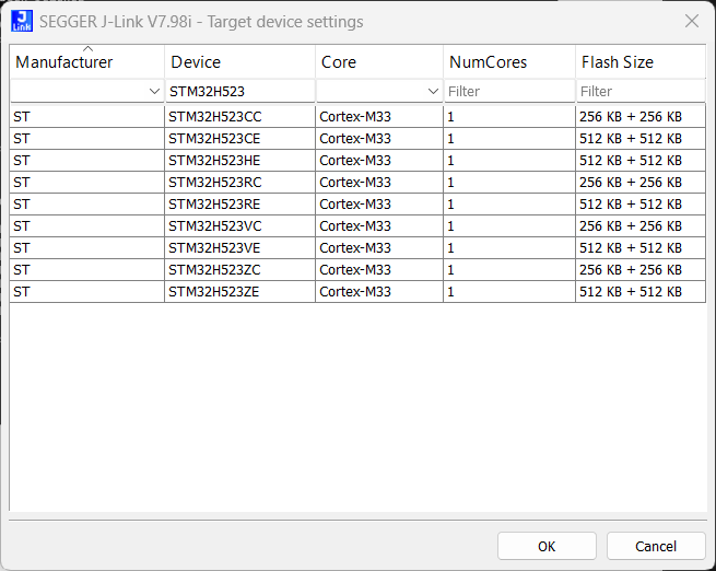 Solved: Unable to connect to STM32H523 - STMicroelectronics Community
