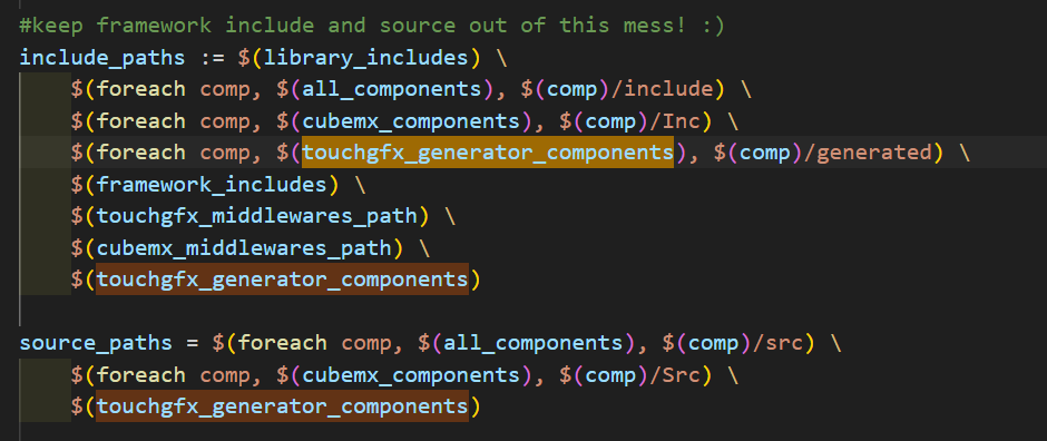 Solved Touchgfx Designer Adding Outside Source And Header Stmicroelectronics Community