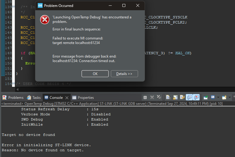 Solved Custom Stm32f413 Will Not Connect With Stlinkv2 Stmicroelectronics Community