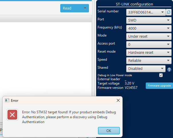 Solved: Custom STM32F413 Will Not Connect With STLinkv2 - STMicroelectronics Community