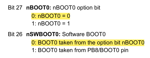 Solved: STM32G474 use boot0 pb8 pin as I2C1 SCL - STMicroelectronics Community