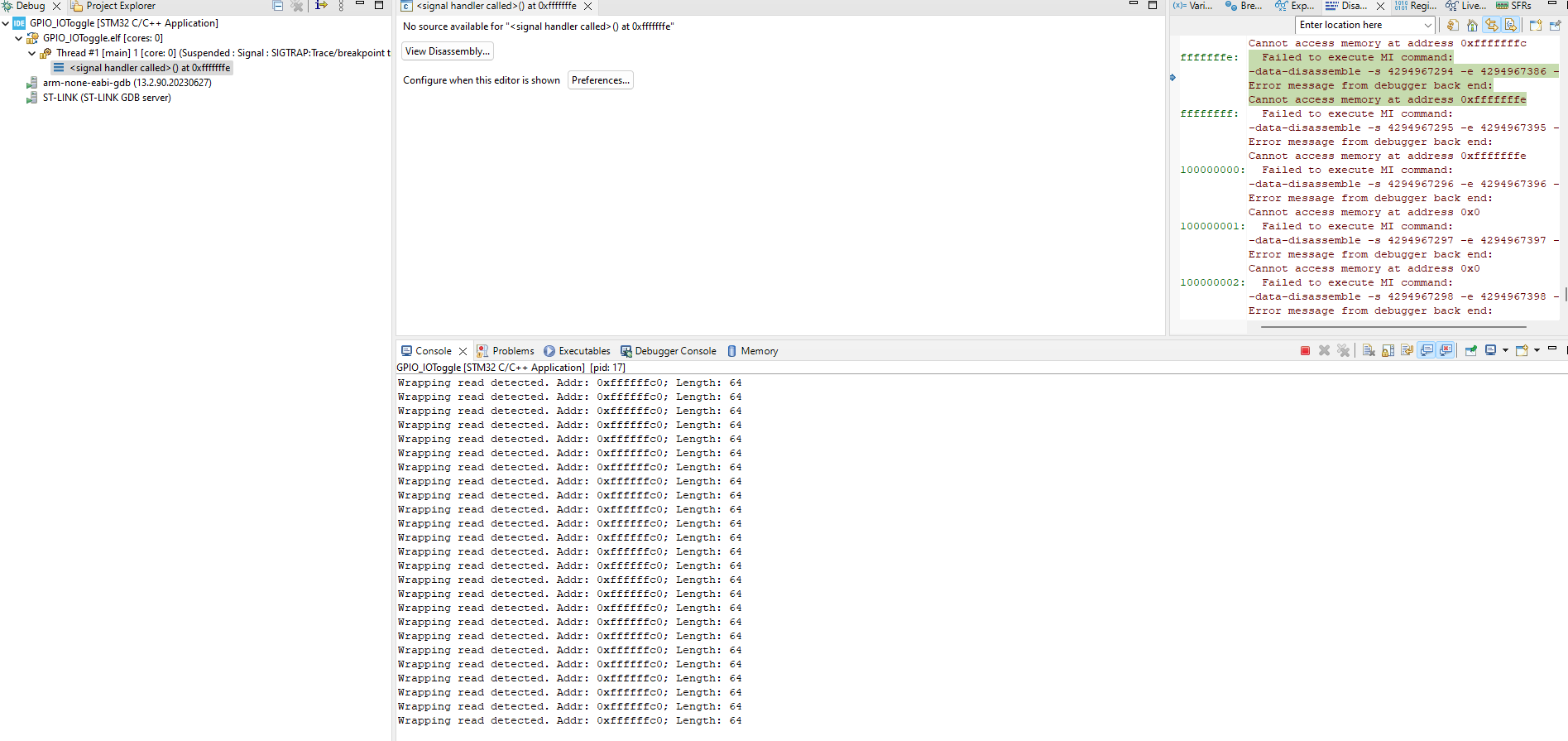 Solved: LED won't toggle - STMicroelectronics Community