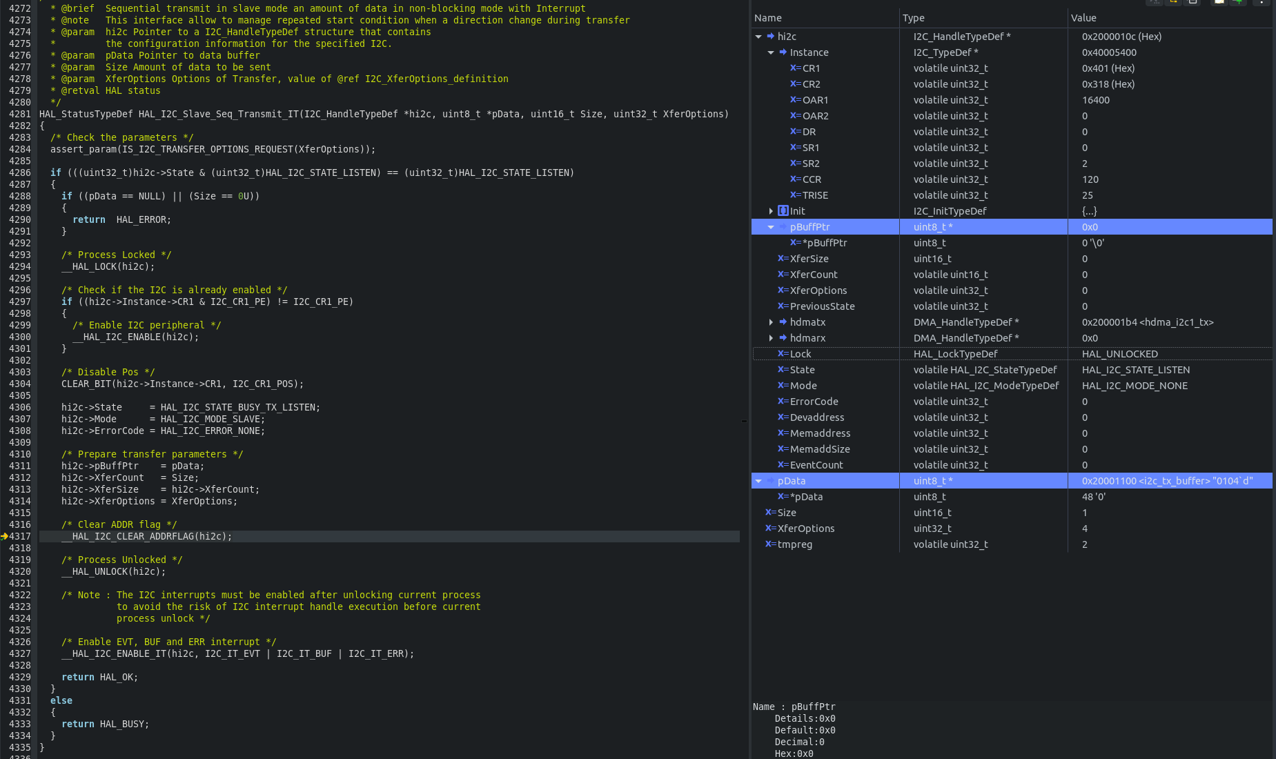 Solved I2c Slave Clock Stretching Not Working Using Hal