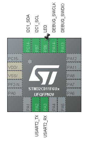 Solved: STM32C0116-DK has I2C pinout discrepancy - STMicroelectronics Community