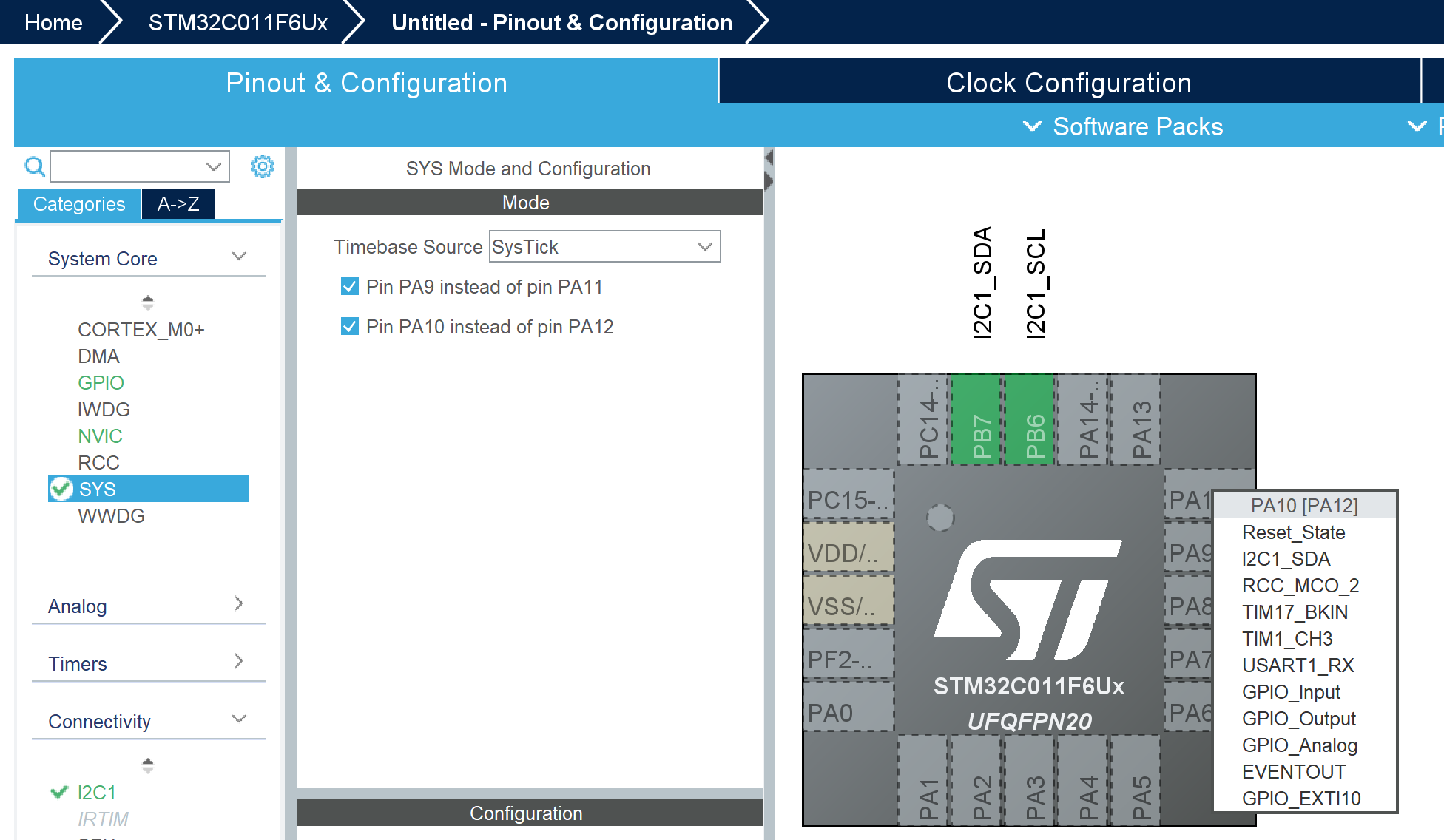 Solved: STM32C0116-DK has I2C pinout discrepancy - STMicroelectronics Community