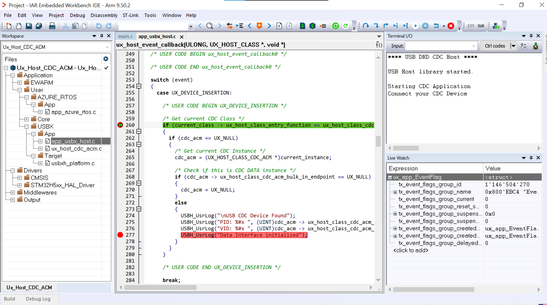 Solved Usb Host Mode Configuration In Stm32h503rbt6 Contr
