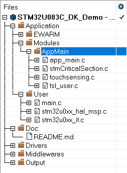 STM32U083C-DK Demo example does not compile in STM... - STMicroelectronics Community