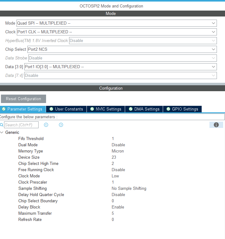 Solved How To Enable Qspi Psram As Data Memory Page 2 Stmicroelectronics Community
