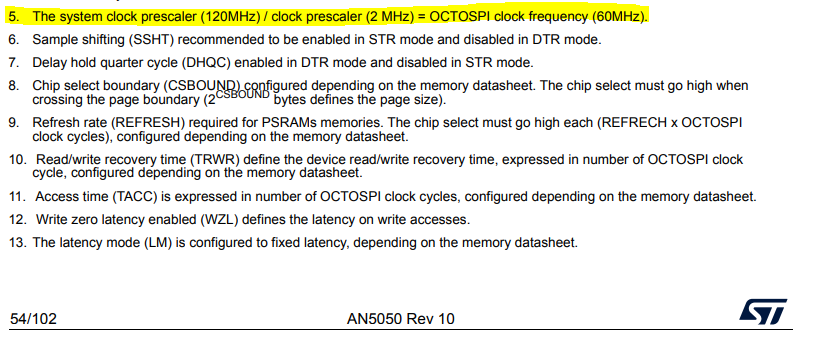Solved How To Enable Qspi Psram As Data Memory Page 2 Stmicroelectronics Community