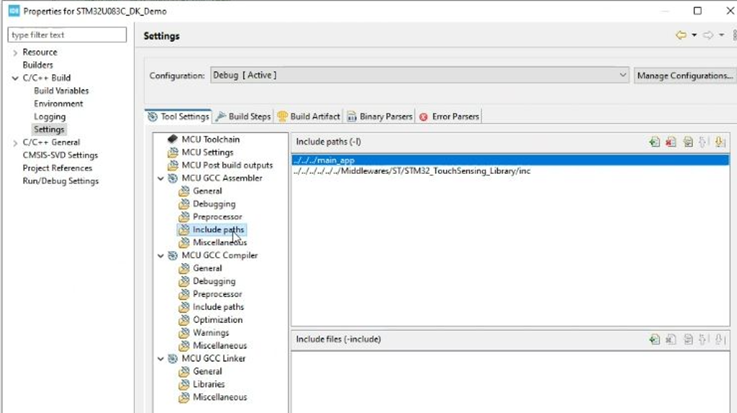 Stm32u083c Dk Demo Example Does Not Compile In Stm Stmicroelectronics Community