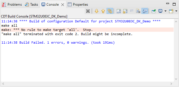 Stm32u083c Dk Demo Example Does Not Compile In Stm Stmicroelectronics Community