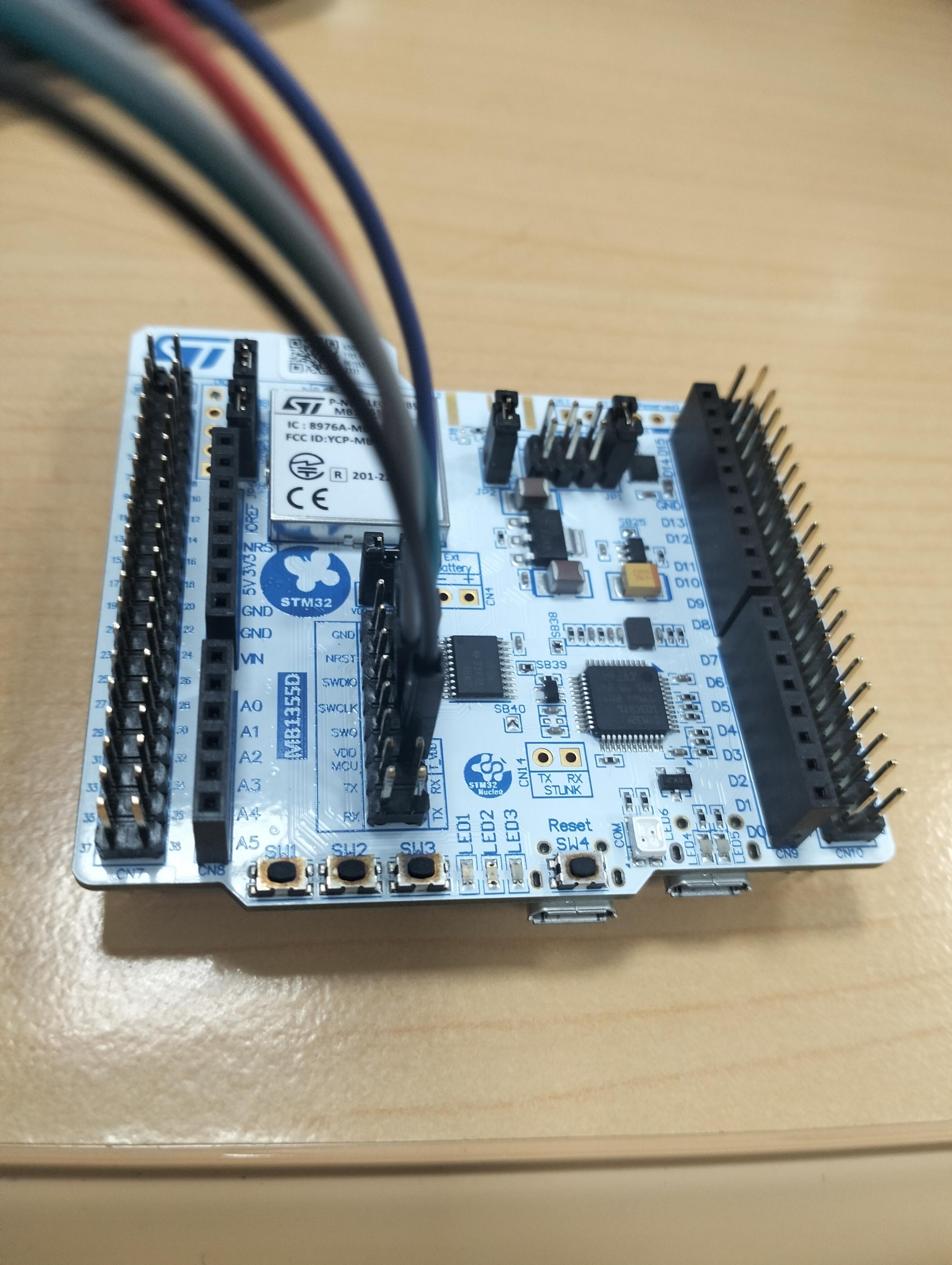 Solved: Use ST link from NUCLEO-WB55RG to flash an STM32WB... - STMicroelectronics Community