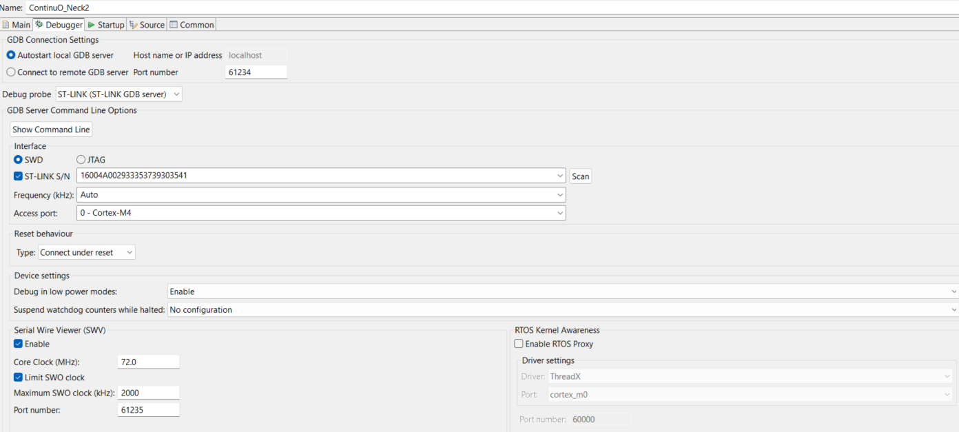 STM32CubeIDE problem SWD to print in the console, ... - STMicroelectronics Community