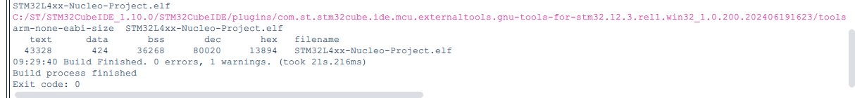 MEMS Studio Algobuilder output results in Board no... - STMicroelectronics Community