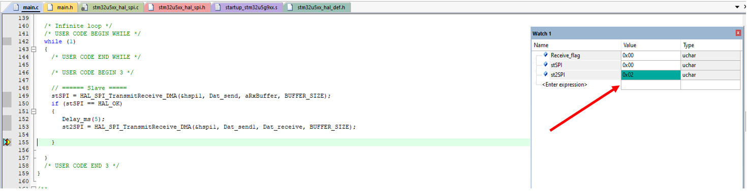 Spi Dma With Stm32u5 Stmicroelectronics Community 
