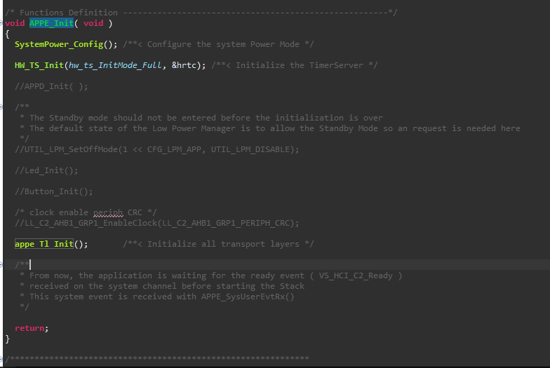 Solved: SHCI_C2_BLE_Init Never Returns in BLE_Ota - STMicroelectronics ...