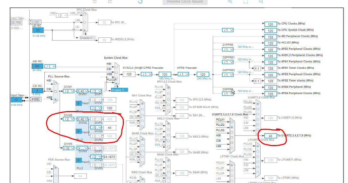 Solved Cubemx 6 12 1 Generates Faulty Peripheral Clock Co Stmicroelectronics Community