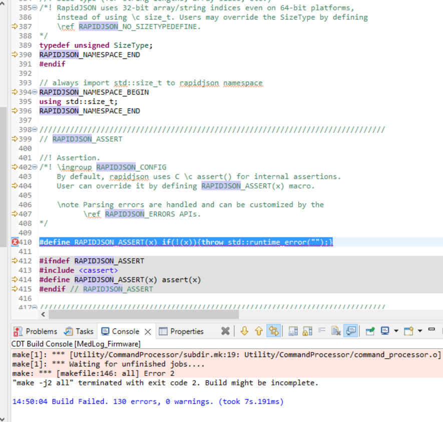 Build Error Cubeide 16 1 Stm32l496zgt6p Stmicroelectronics Community