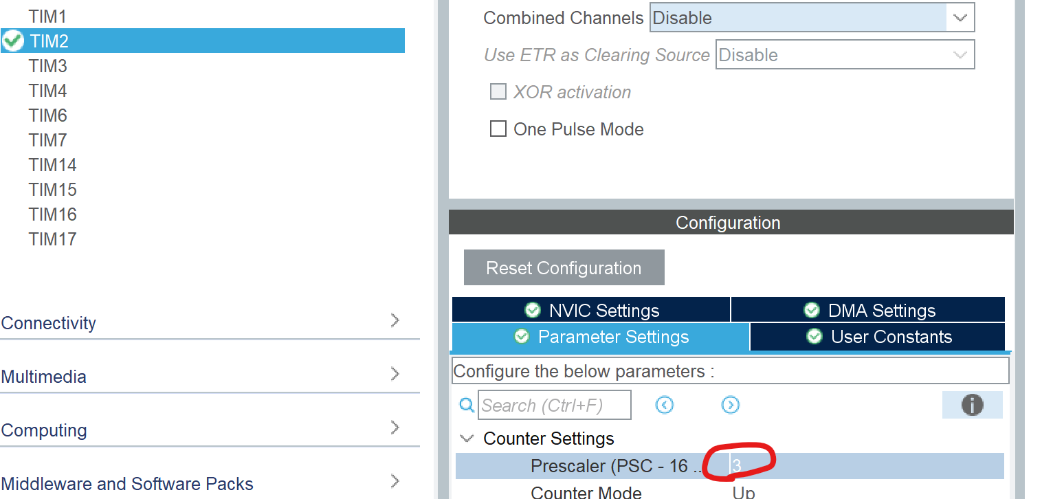 Solved Nucleo G0b1re Tim1 Ck Clk And The Cpu Clock Freque Stmicroelectronics Community