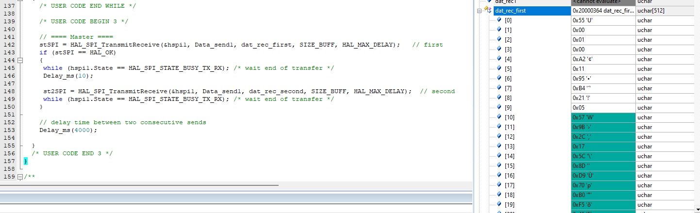 SPI DMA with STM32U5 - STMicroelectronics Community