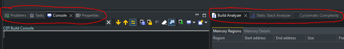 CubeIDE how to change font size in Console, Proble... - STMicroelectronics Community