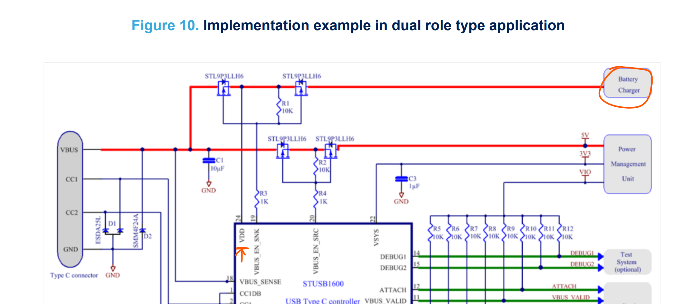 STUSB1600 can't work as source - STMicroelectronics Community
