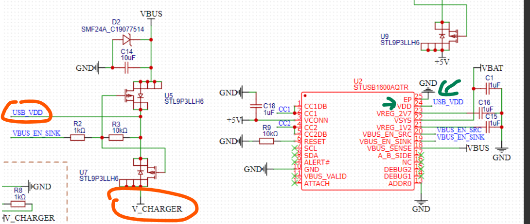 STUSB1600 can't work as source - STMicroelectronics Community
