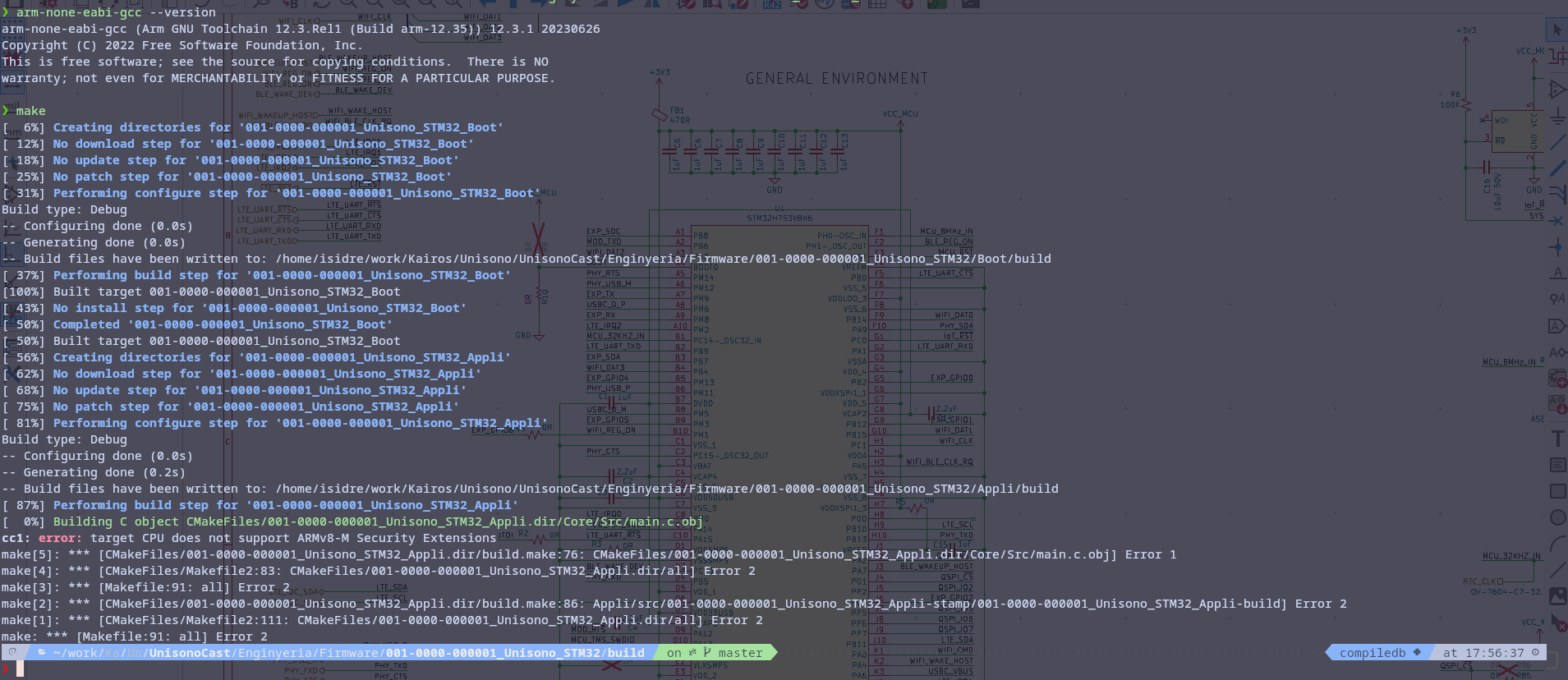Solved: STM32H7S3V8H "target CPU does not support ARMv8-M ... - STMicroelectronics Community