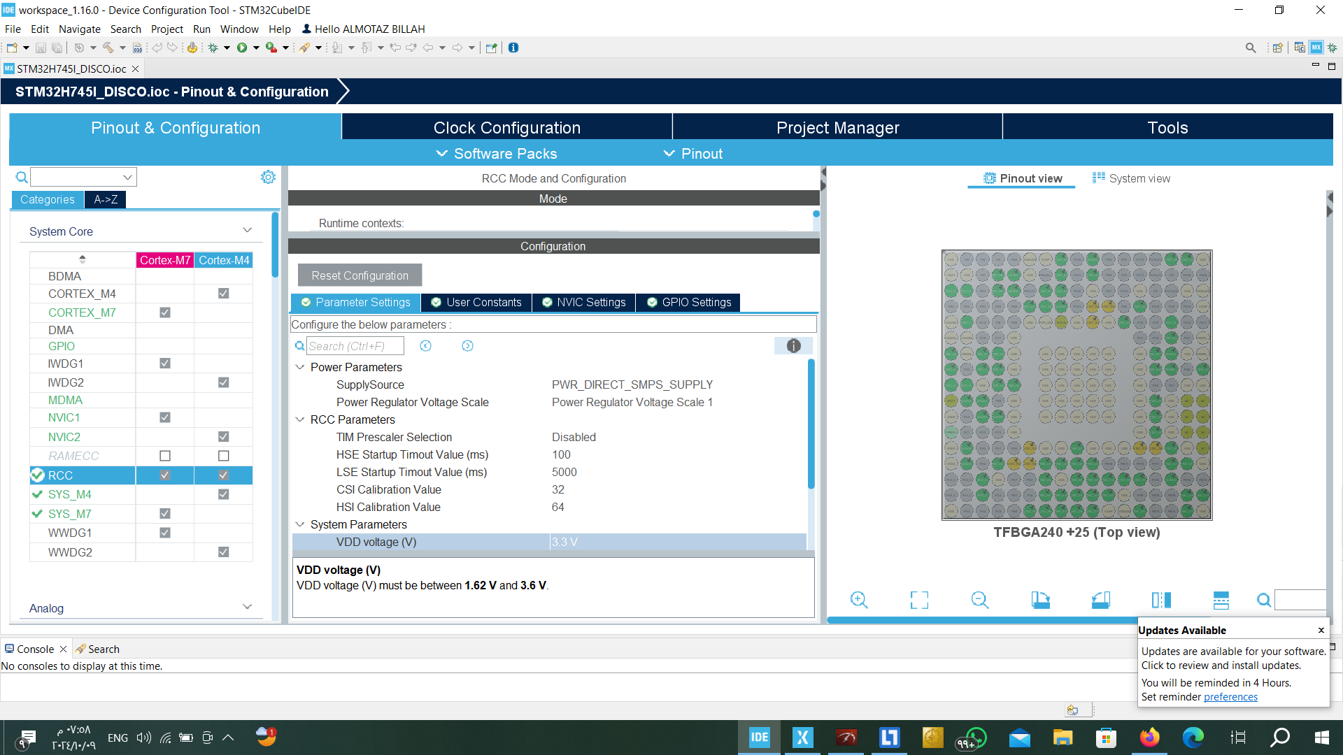 STM32h745 Microcontroller Not Responding - STMicroelectronics Community