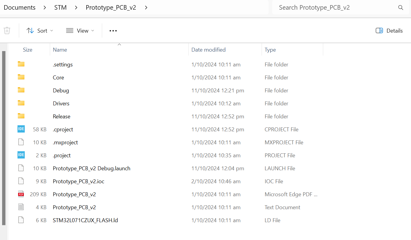 Solved: How to create a project that the source file and p... - STMicroelectronics Community