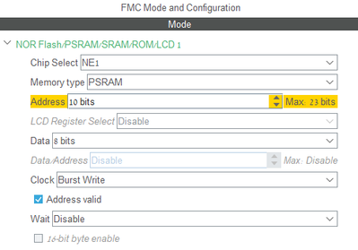 interfacing PSRAM using FMC - STMicroelectronics Community